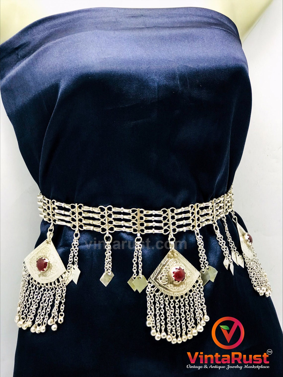 Tribal Boho Belly Chain Afghan Kuchi Belly Dance Belt With | Etsy