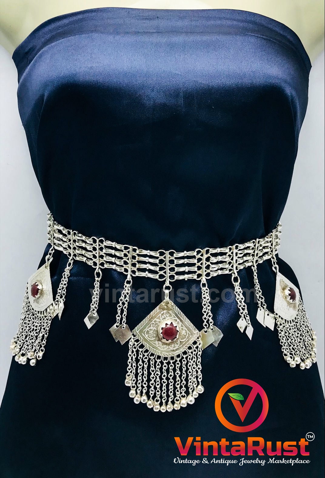 Tribal Boho Belly Chain Afghan Kuchi Belly Dance Belt With | Etsy