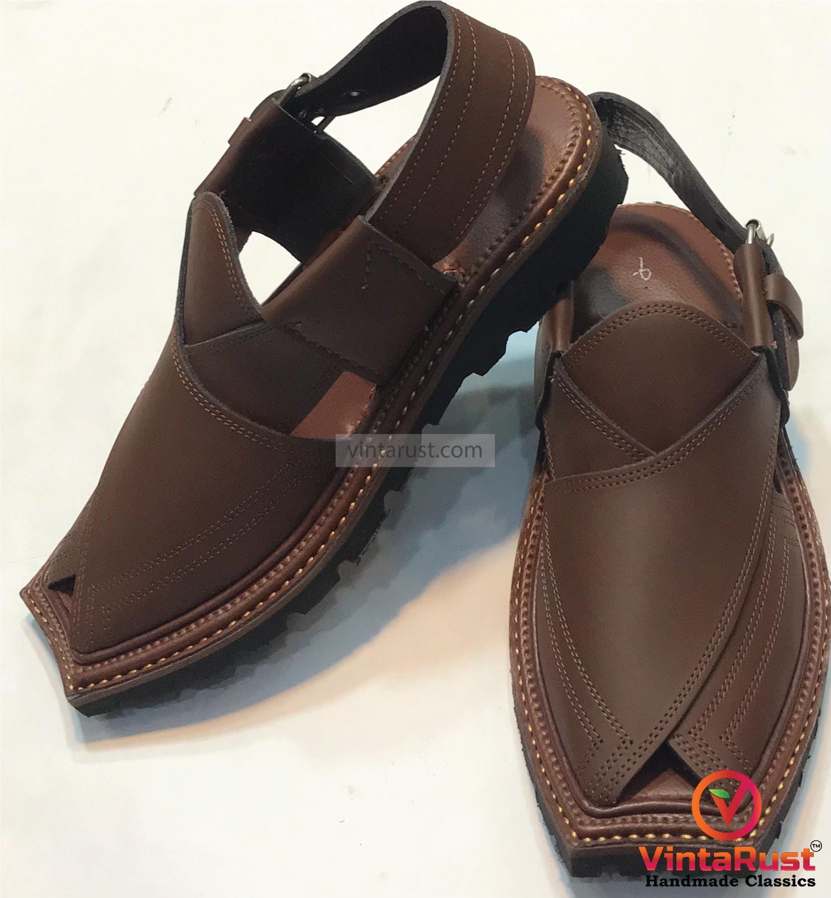 Men Brown Casual Sandal Premium Quality Sandals Peshawari Kaptaan Chappal Classic Design Shoes Custom Fit Sandals Etsy