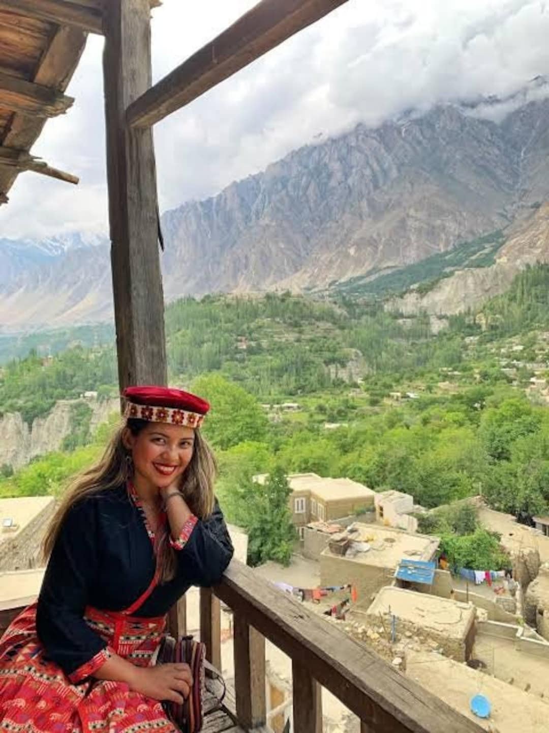 Velvet Cap Hat Hunza Headwear Women Handmade Winter Hat Warm Chunky ...