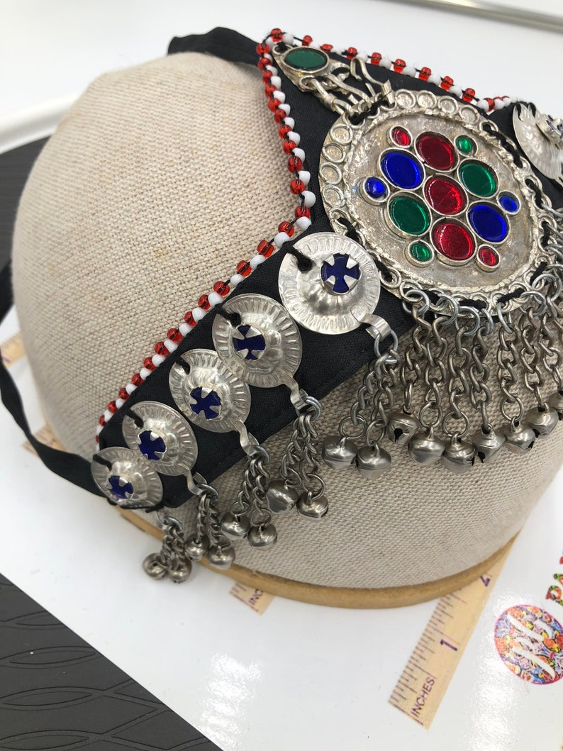 Afghan Kuchi Headpiece: Tribal Hair Jewelry With Bells - Etsy