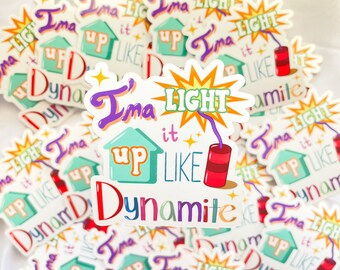 BTS Dynamite Sticker-digital Clipart,bts Lyrics Print - Etsy