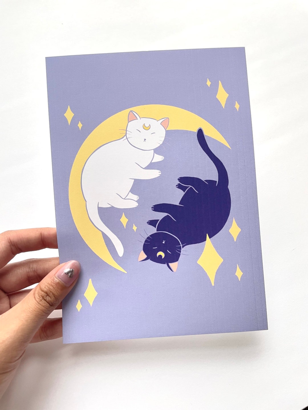 Sailor Cats Mini Art Print - Etsy