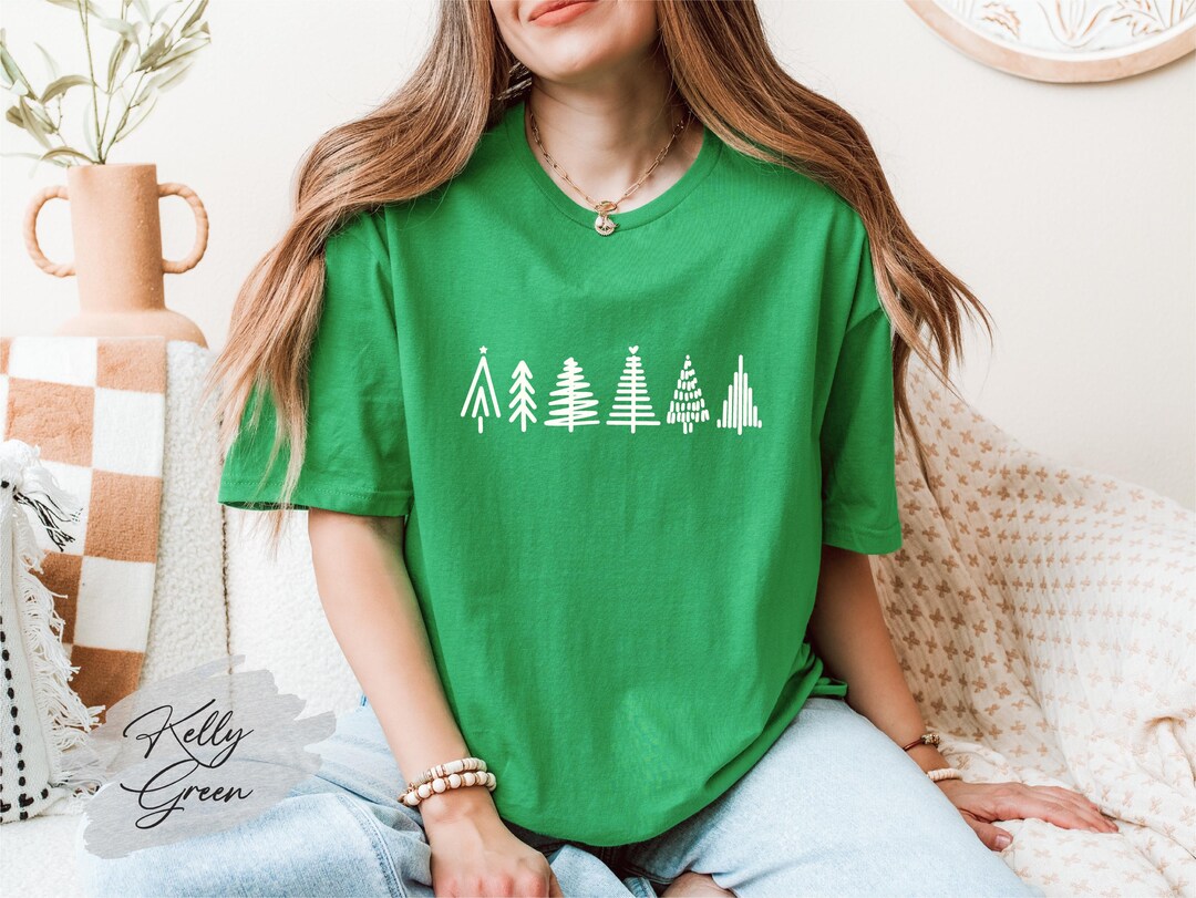 Christmas Trees Shirt, Christmas Family Matching Shirt, Christmas Tree ...
