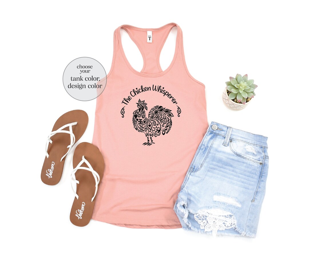 Chicken Whisperer Tank, Chicken Farmer Tank, Chicken Owner Tank ...