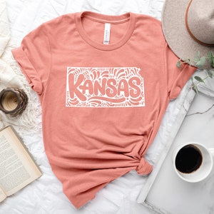 Kansas Shirt, Kansan's Shirt, Kansas Souvenir, Gift From Kansas, Kansas ...