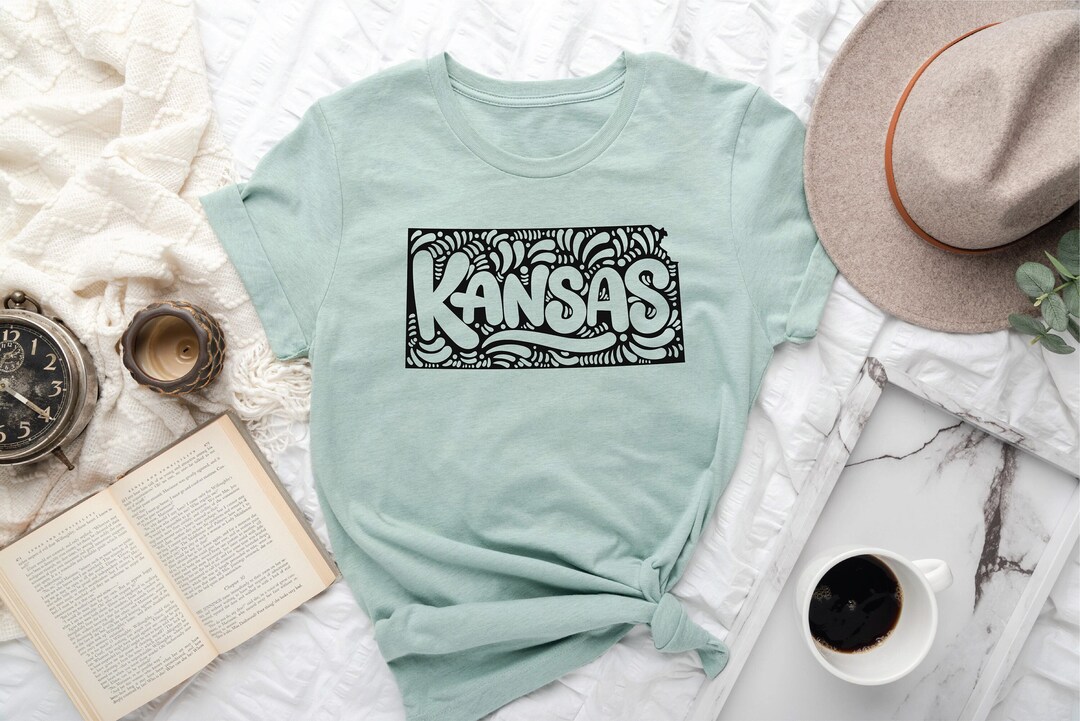 Kansas Shirt, Kansan's Shirt, Kansas Souvenir, Gift From Kansas, Kansas ...