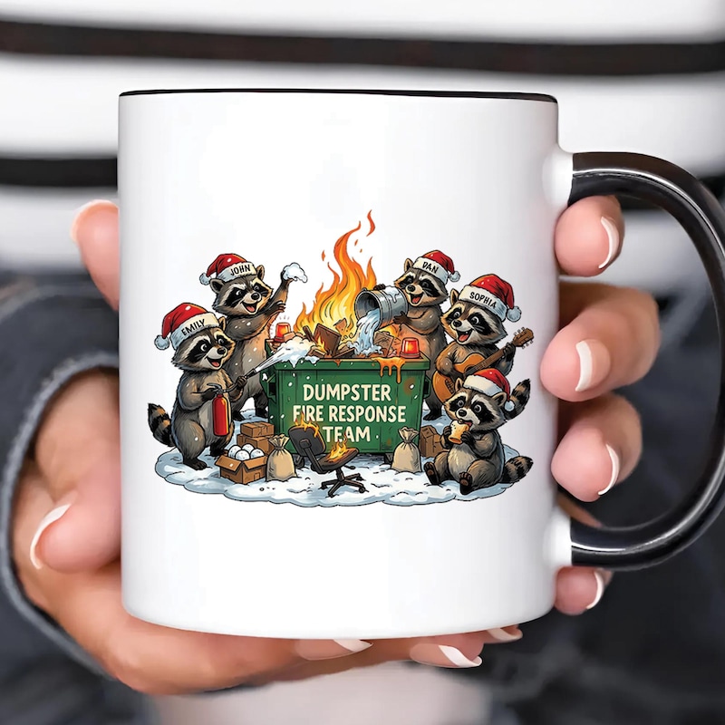 Custom Dumpster Fire Mug - Etsy