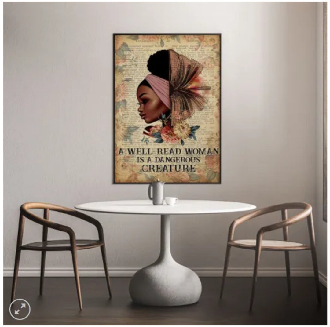 A Well – Read Women is a Dangerous Creature – Feminist Poster Gift ...