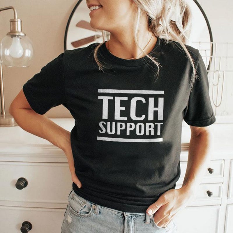 Tech Support Tshirt - Etsy