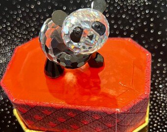 Swarovski Panda Bear - Etsy