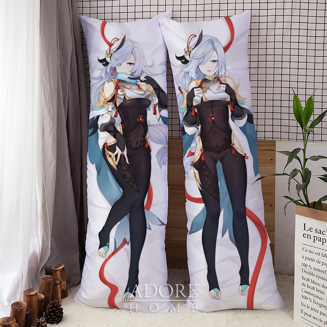Genshin Impact-shenhe-dakimakura Anime Hugging Body Pillow Cover Case ...