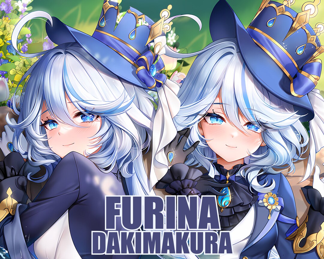 Genshin Impact-Furina-Focalors Dakimakura Anime funda para - Etsy México