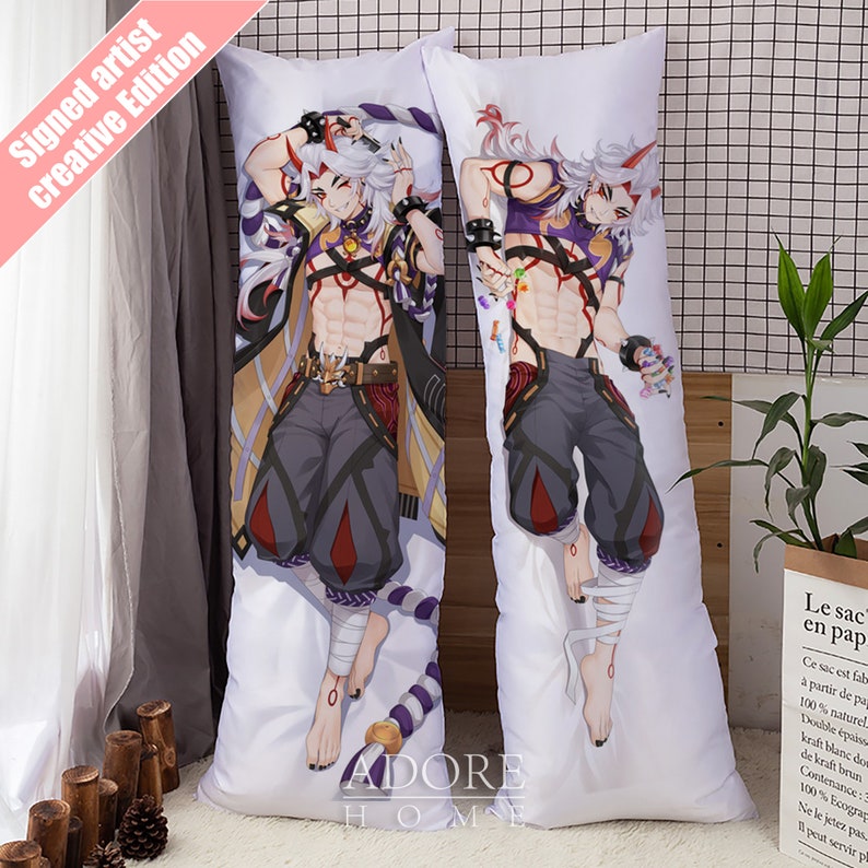 Genshin Impact Arataki Itto Dakimakura Anime Hugging Body Etsy Uk