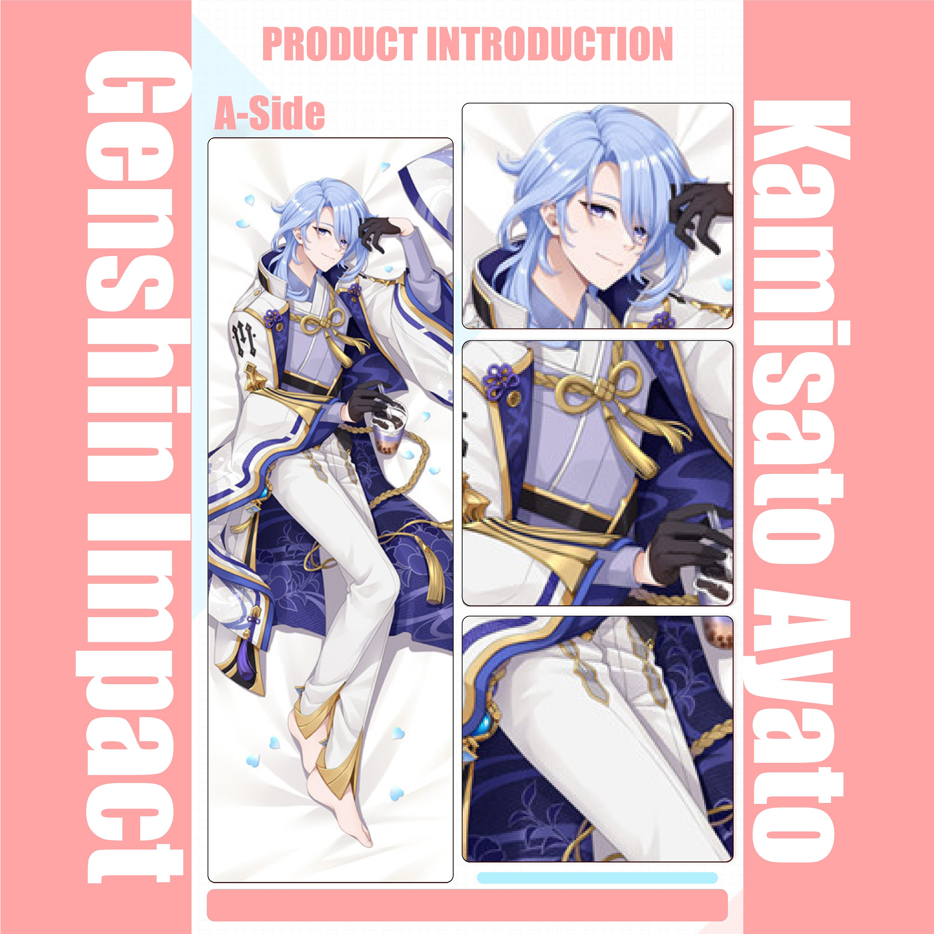 Kamisato Ayato-genshin Impact-dakimakura Anime Hugging Body | Etsy ...
