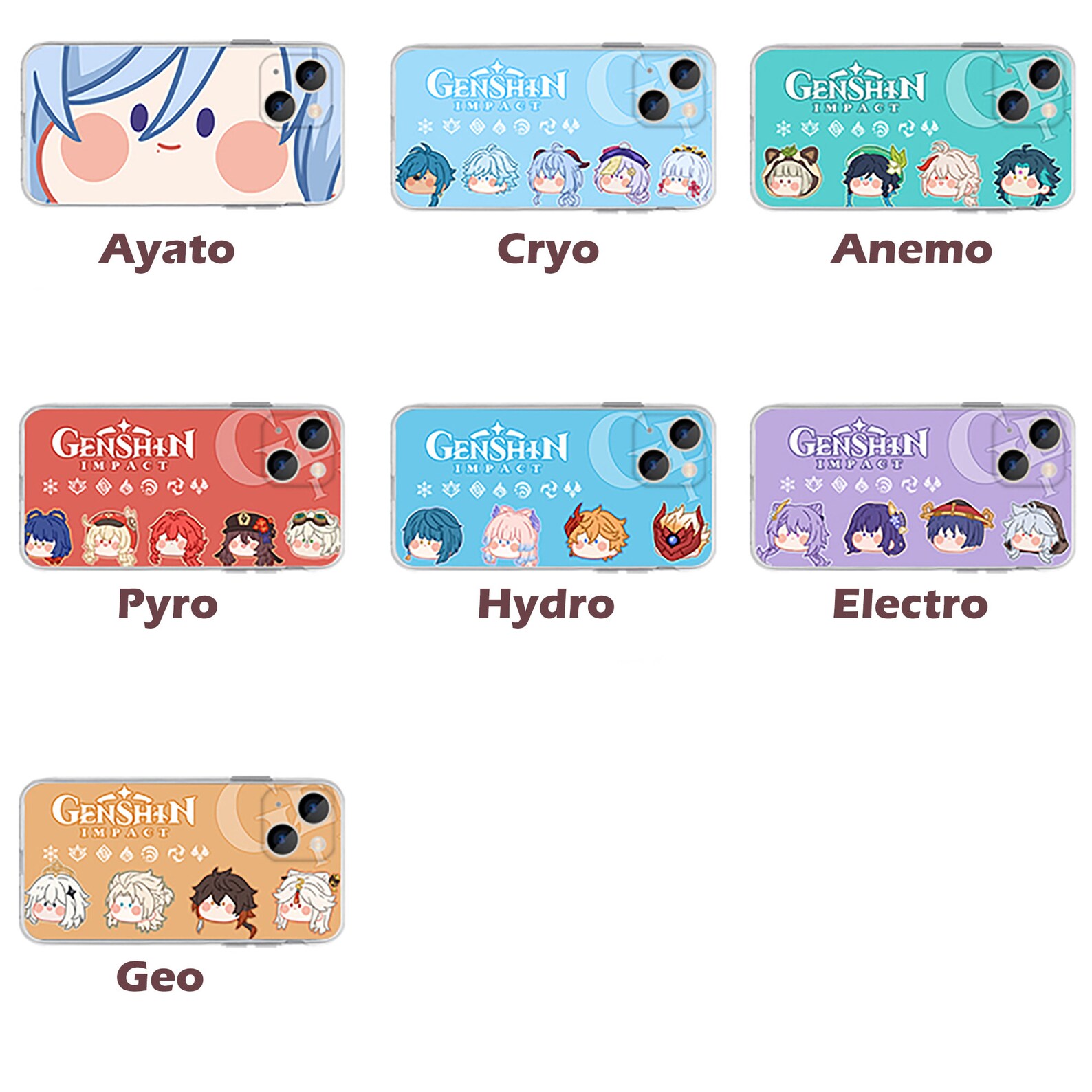 Genshin Impact Phone Case Genshin Impact Phone Cover - Etsy Australia