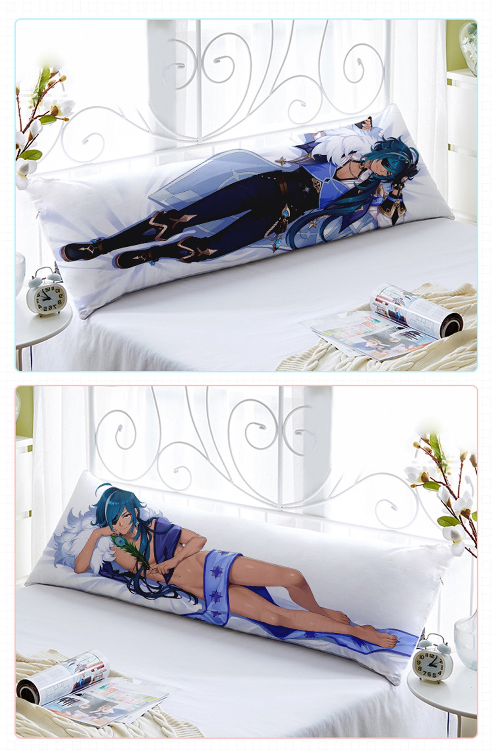 Genshin Impact Kaeya Dakimakura Anime Hugging Body Pillow Etsy Uk