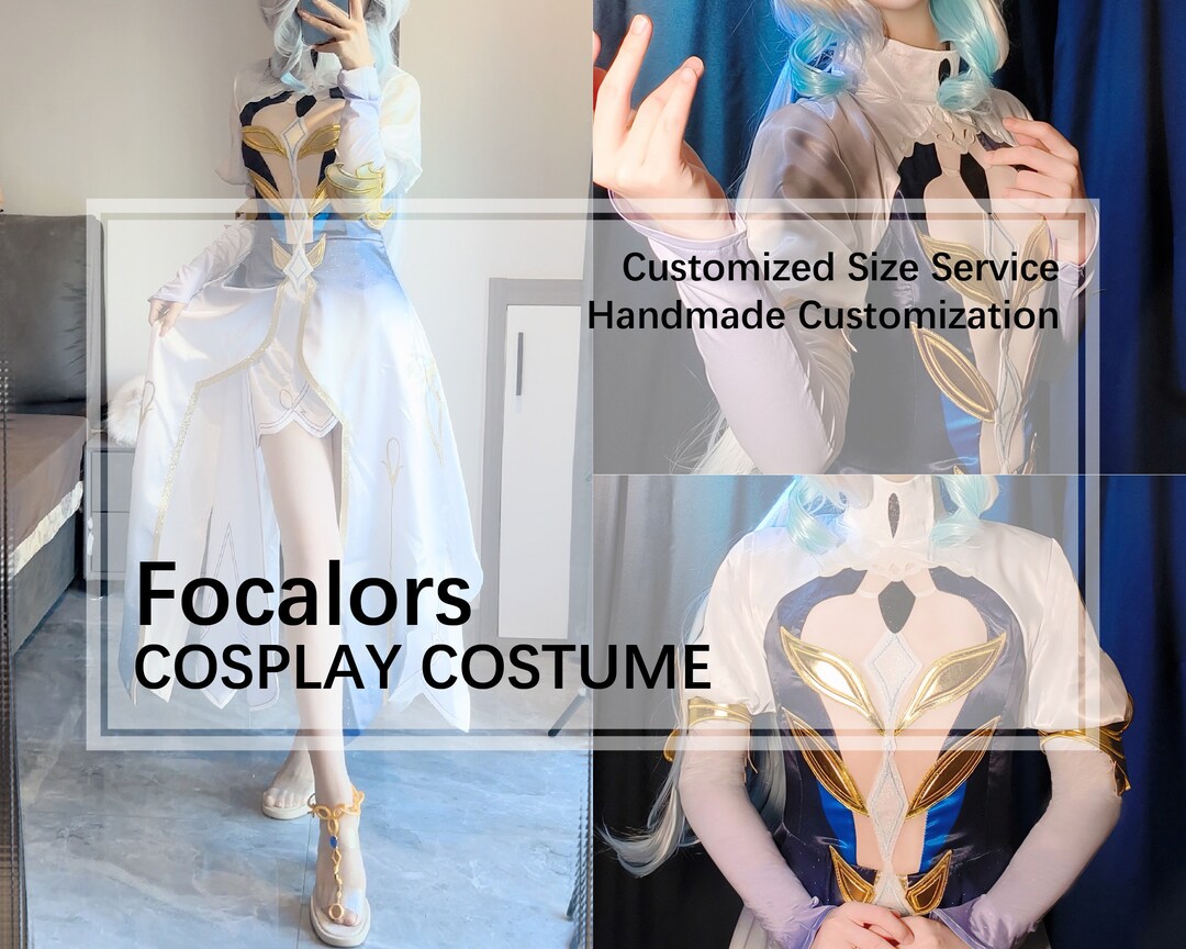 Buy Focalors Genshin Impact Cosplay Costume, Custom Size Cosplay ...