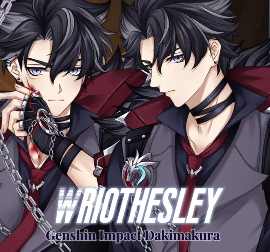 Genshin Impact-Wriothesley-Dakimakura Anime knuffelen lichaam ...
