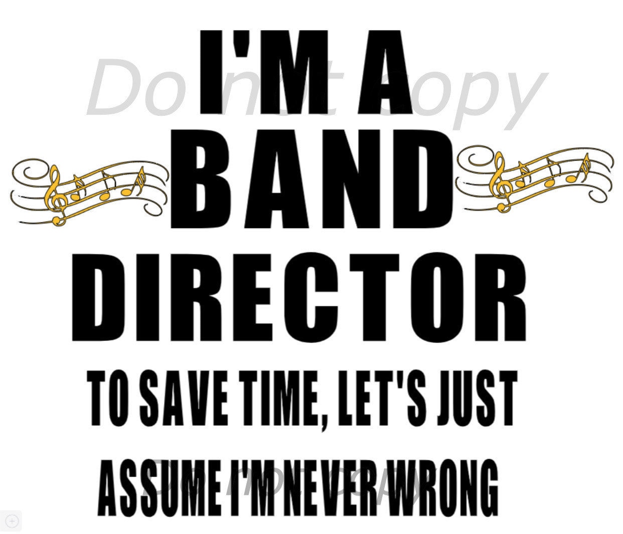 I'M A BAND DIRECTOR - Etsy