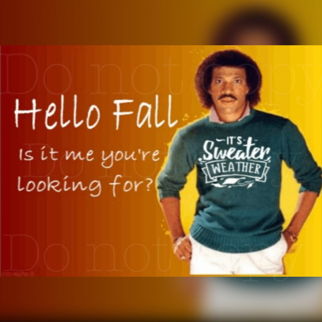DIGITAL ONLY- Hello Fall, is It Me You're Looking For? - Etsy