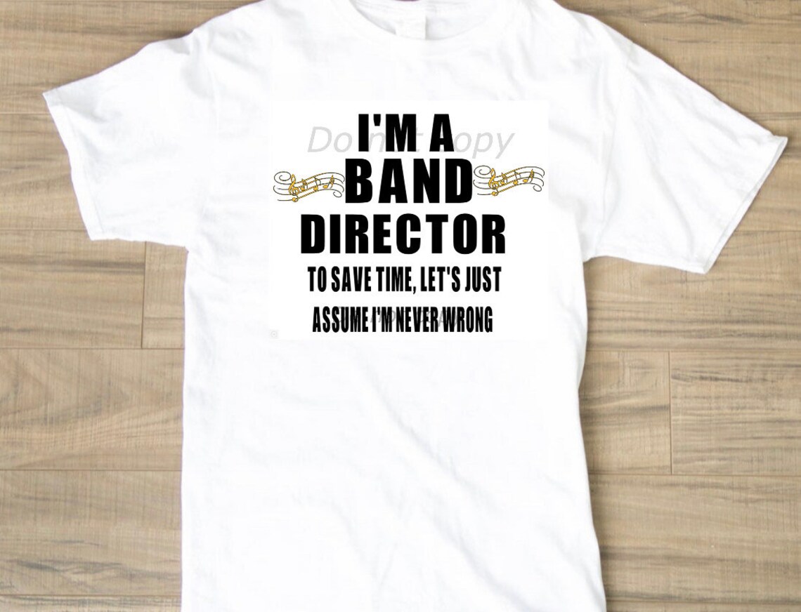 I'M A BAND DIRECTOR - Etsy