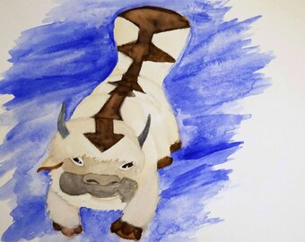 Flying Appa Wall Art - Etsy