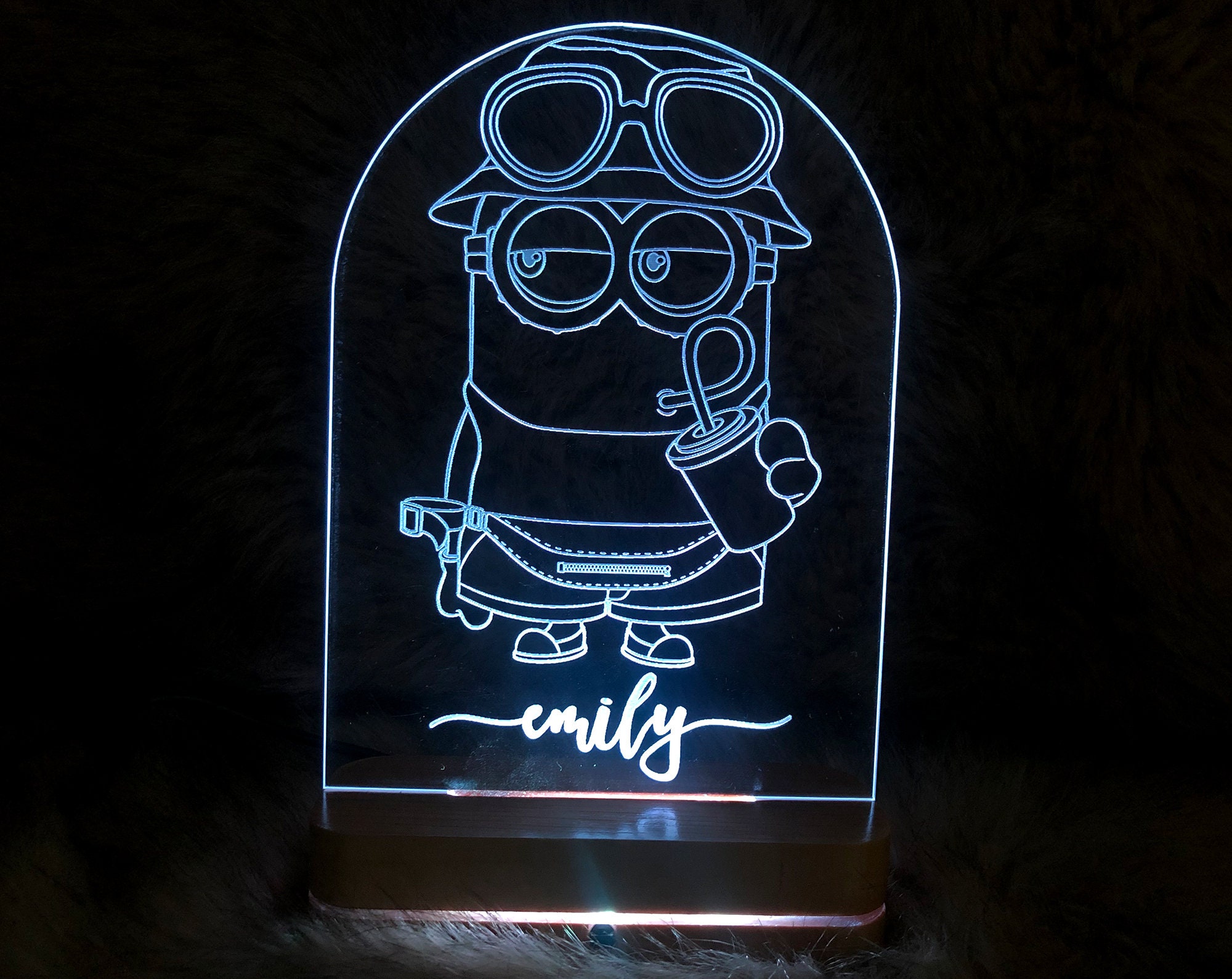 Personalized Minions LED Light Minions Night light for kids | Etsy