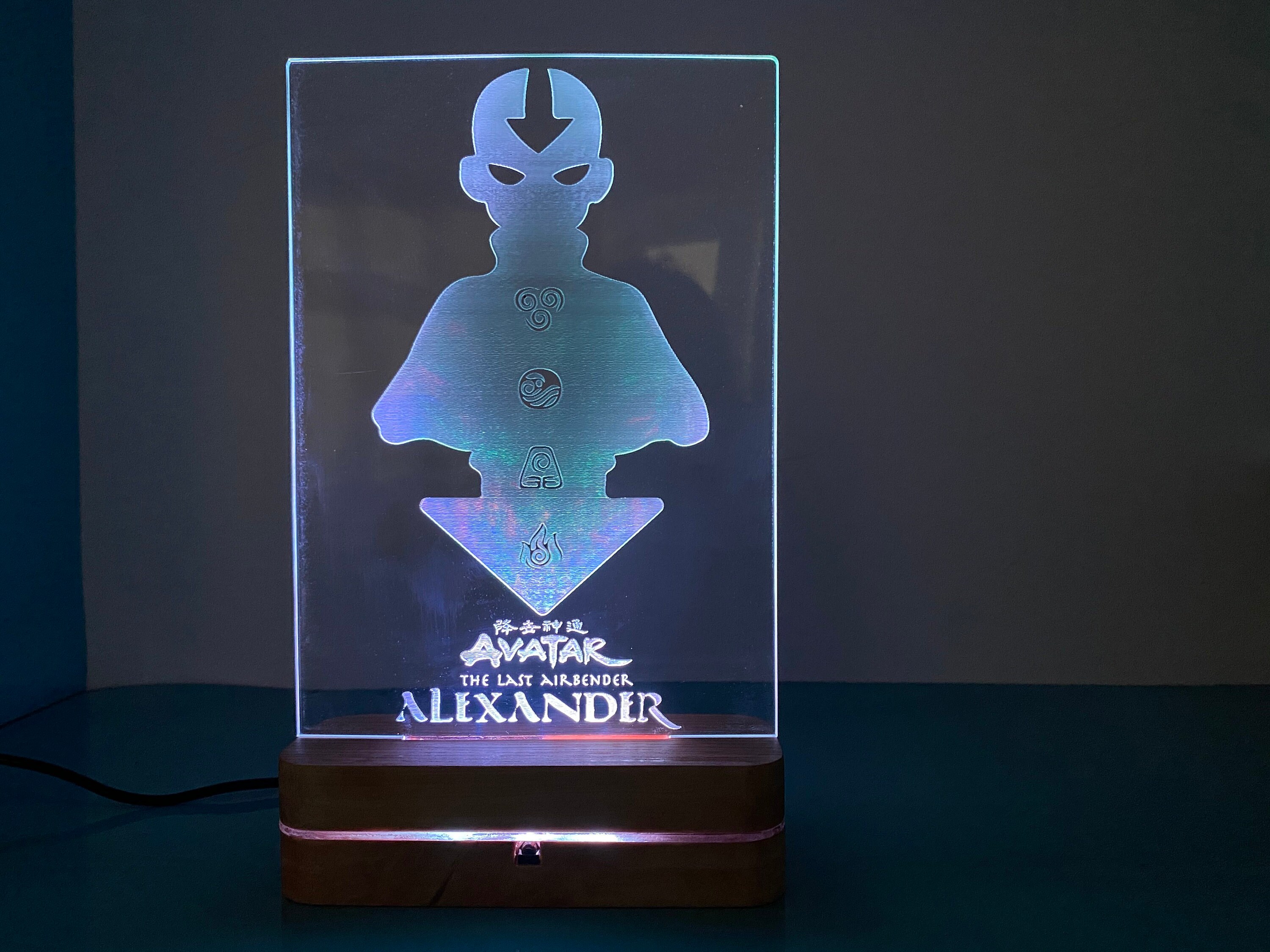 Personalized Avatar The Last Airbender LED Light Appa Aang | Etsy