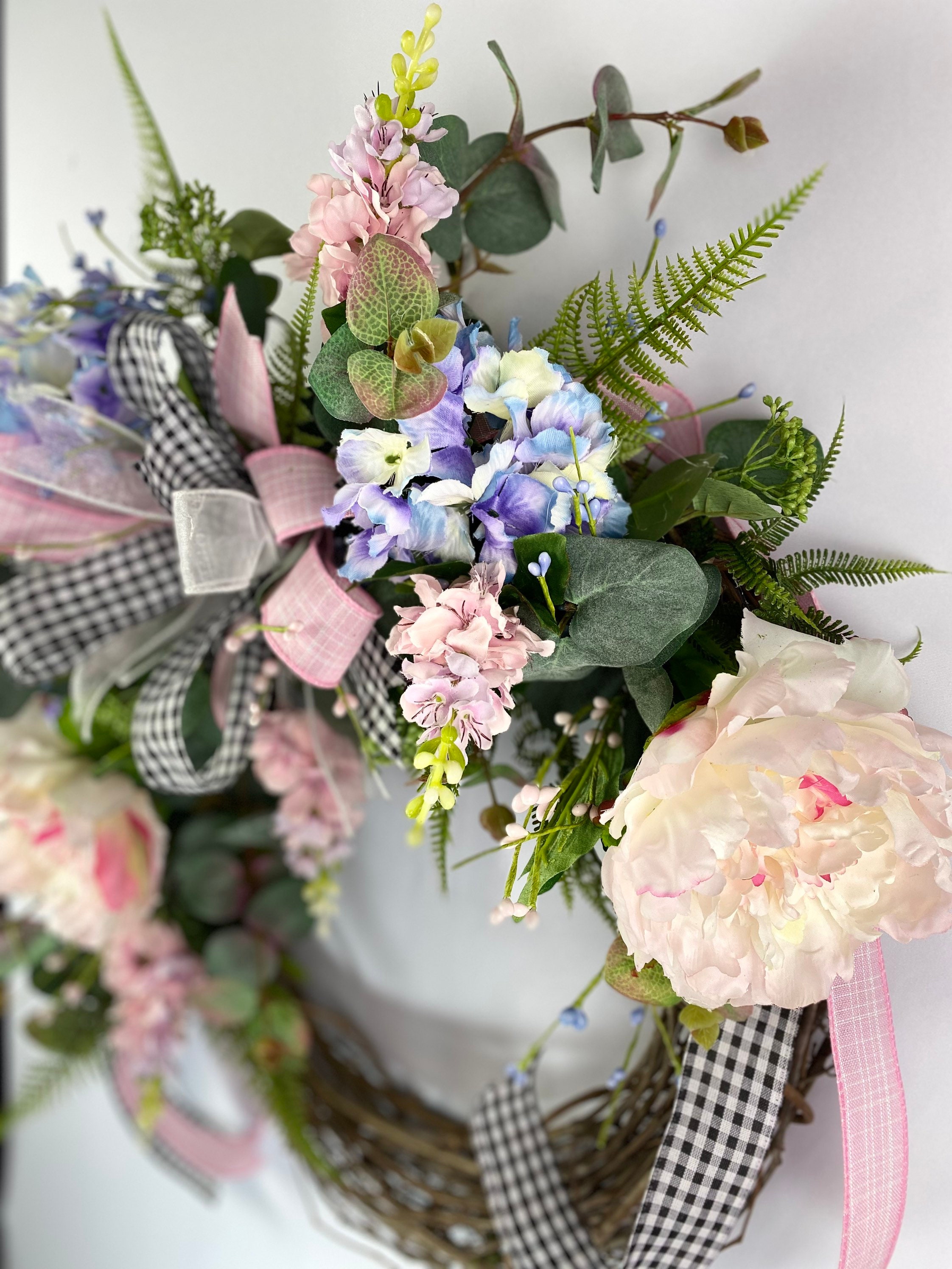 Spring Floral Wreath - Etsy