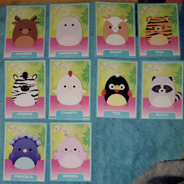 Squishmallow Trading Cards - Etsy