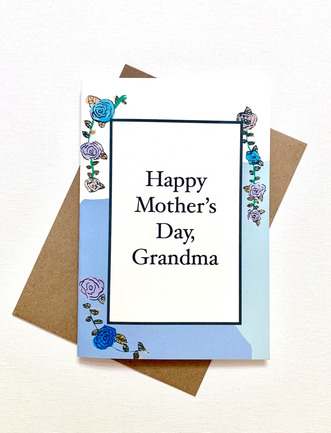 Heartfelt Mother's Day Card for Grandma, Handmade Card for Grandmother ...