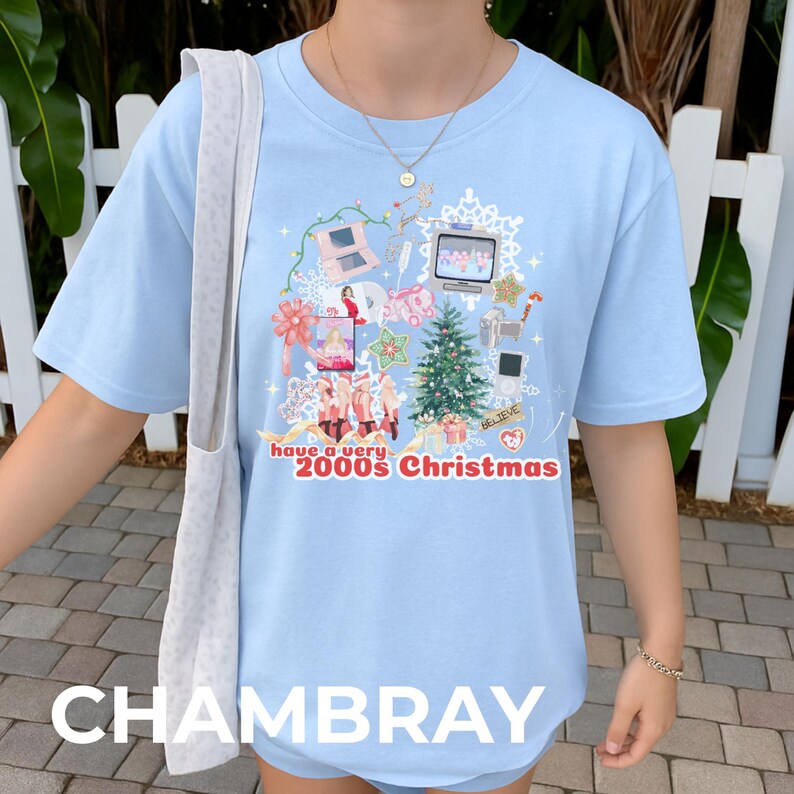 2000s NOSTALGIC Y2K CHRISTMAS Tee, Nostalgia Holiday Shirt, Christmas ...