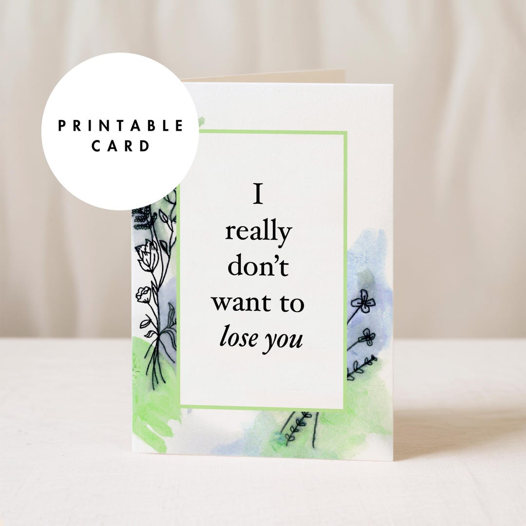 APOLOGY BREAKUP DIGITAL Greeting Card, Printable Card Template ...