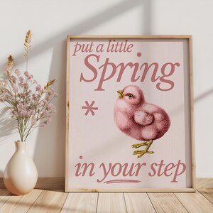 Vintage Modern Spring Original Art Bundle, Spring Gallery Collection ...