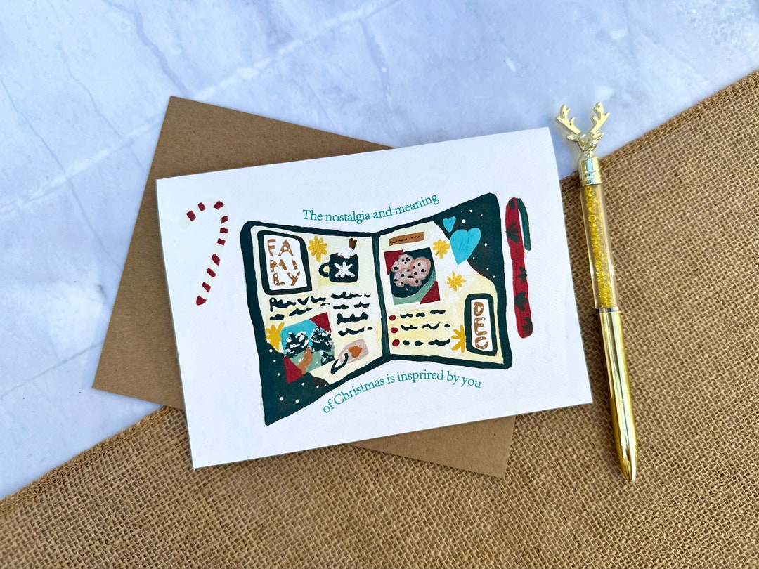 Holiday Card for Parents Christmas Card for Mom Christmas - Etsy