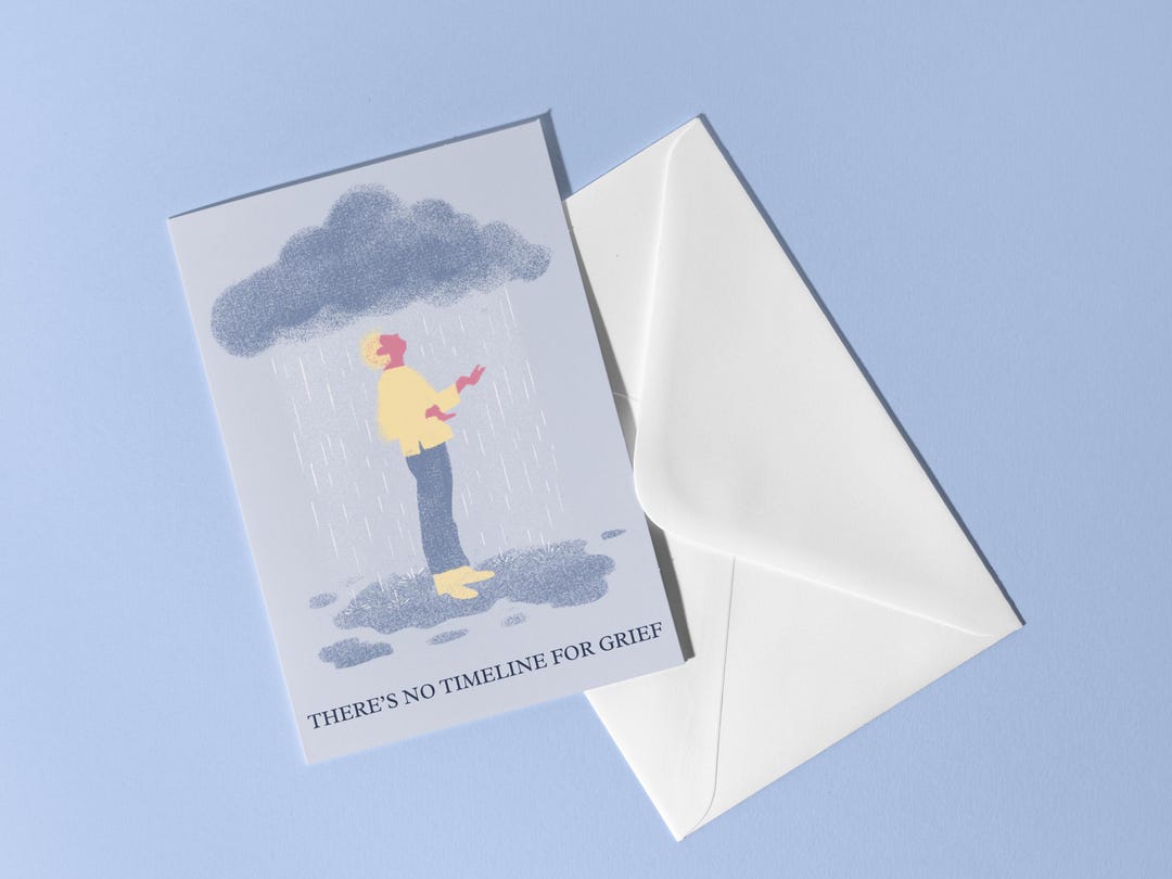 Sympathy Greeting Card, Grief and Loss Card, Grief Affirmation Card ...