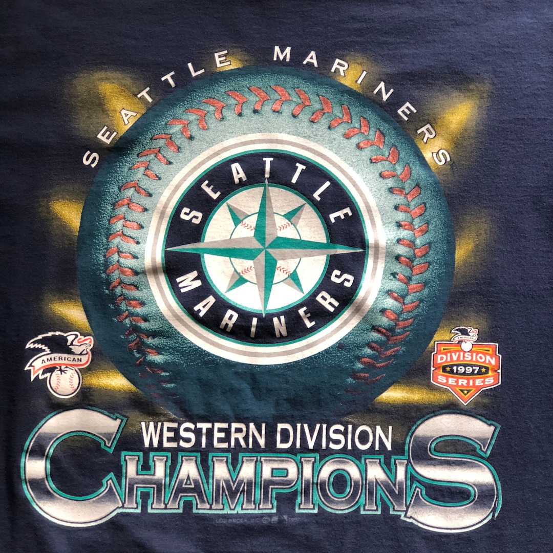 1997 Seattle Mariners Division Champs Vintage Tee - Etsy