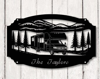 Camping Rv Metal Sign - Etsy
