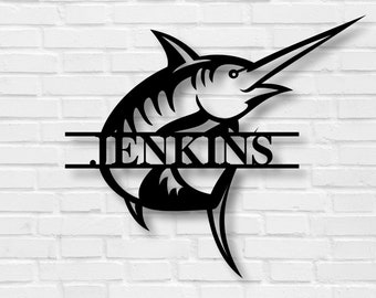 Marlin Name Sign | Etsy