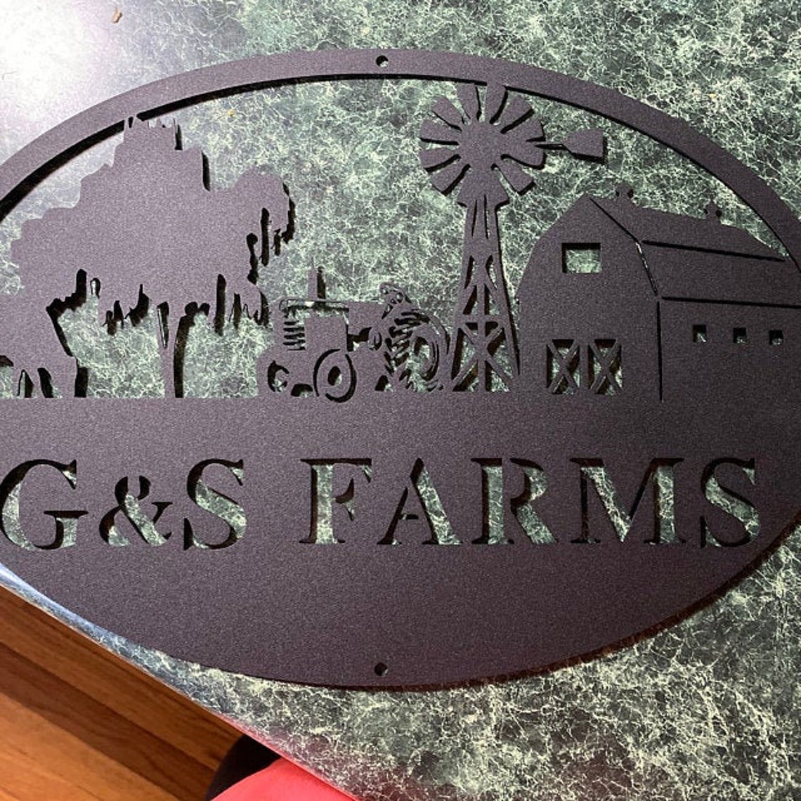 Custom Metal Farm Sign Metal Farm Sign Metal Wall Art | Etsy