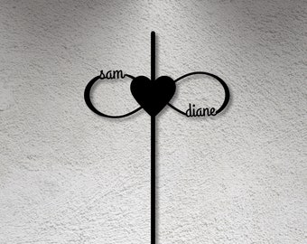 Custom Metal Cross Sign - Etsy