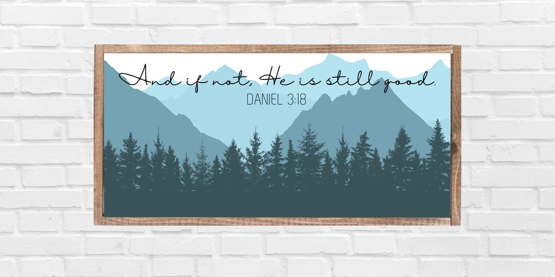 Christian Family Wooden Sign God is Good Wood Sign Farmhouse - Etsy