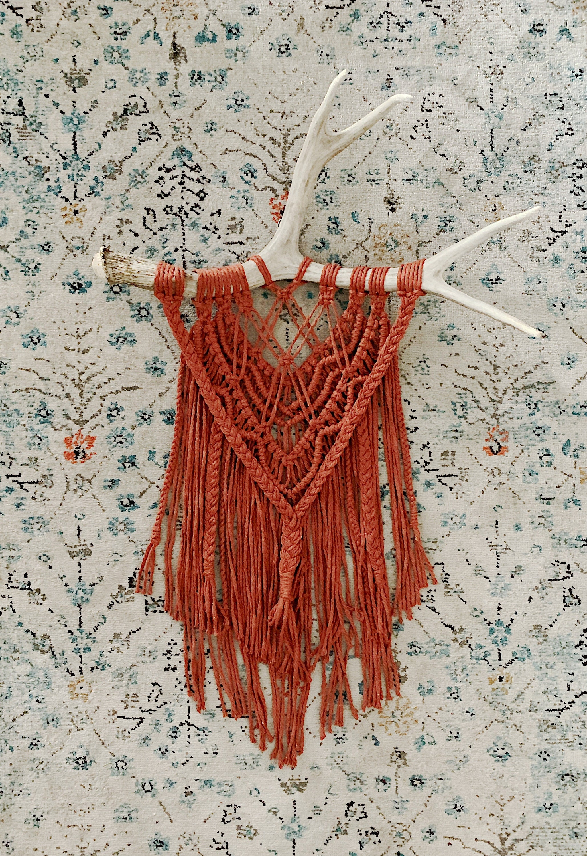 The Dorothy - Antler Macrame Wall Hanging - Etsy