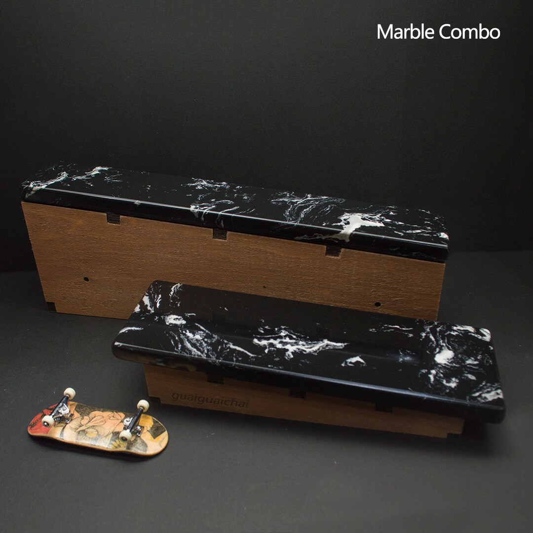 Fingerboard Ramp： Marble Combo - Etsy