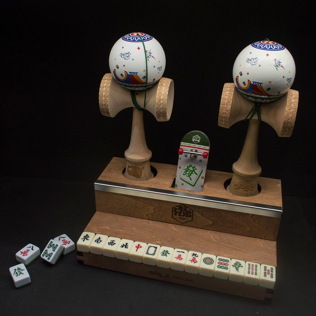 Mahjong Kendama + Fingerboard Holder - Etsy