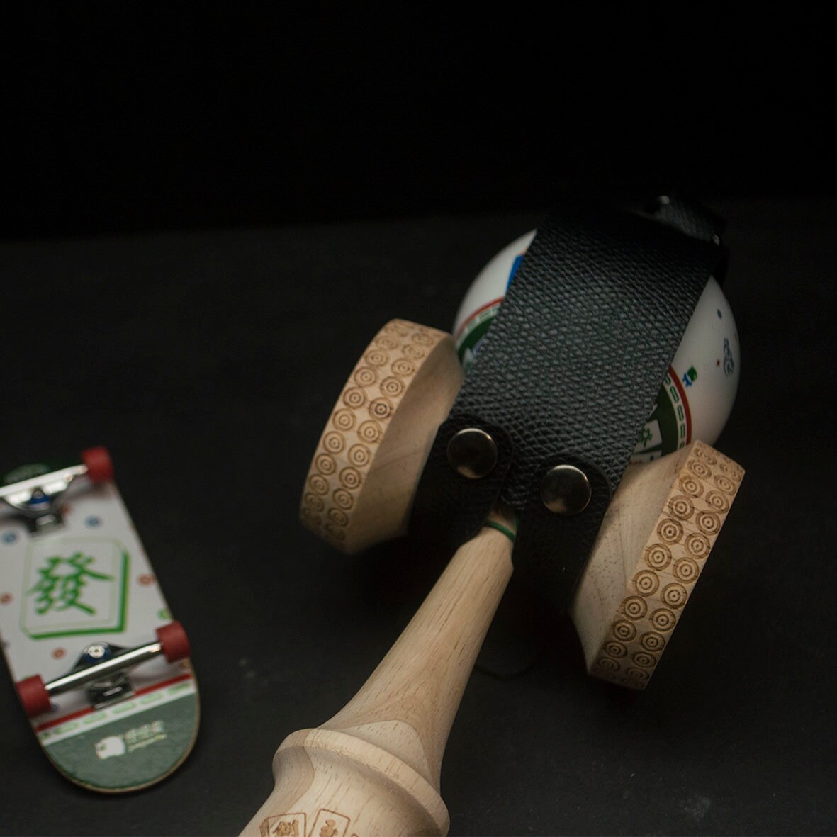 Kendama and Fingerboard Keychain - Etsy