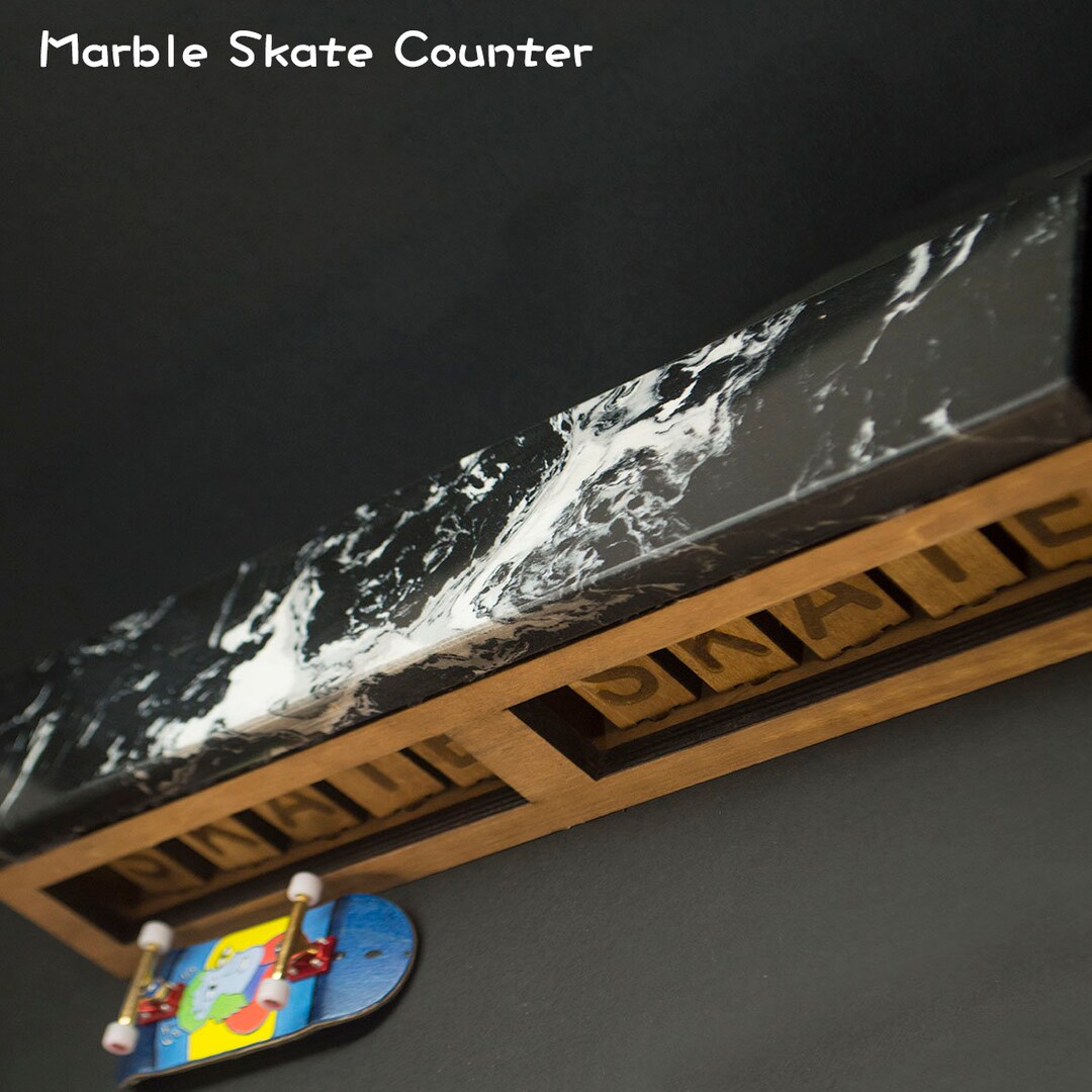 Fingerboard Ramp Marble Skate Counter - Etsy