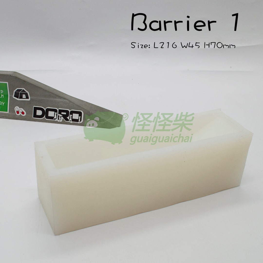Fingerboard Ramp Mold: Concrete Barrier 1 - Etsy