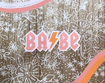 Babe Sticker | Etsy